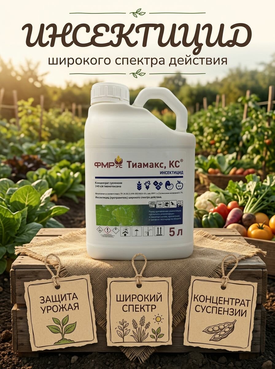 Инсектицид Тиамакс КС системный от вредителей 5 л.