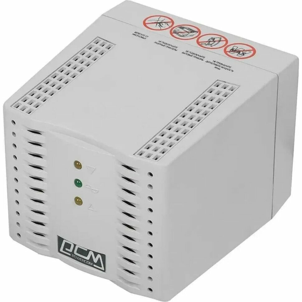 Стабилизатор напряжения Powercom TCA-1200 600Вт 1200ВА, 2070041