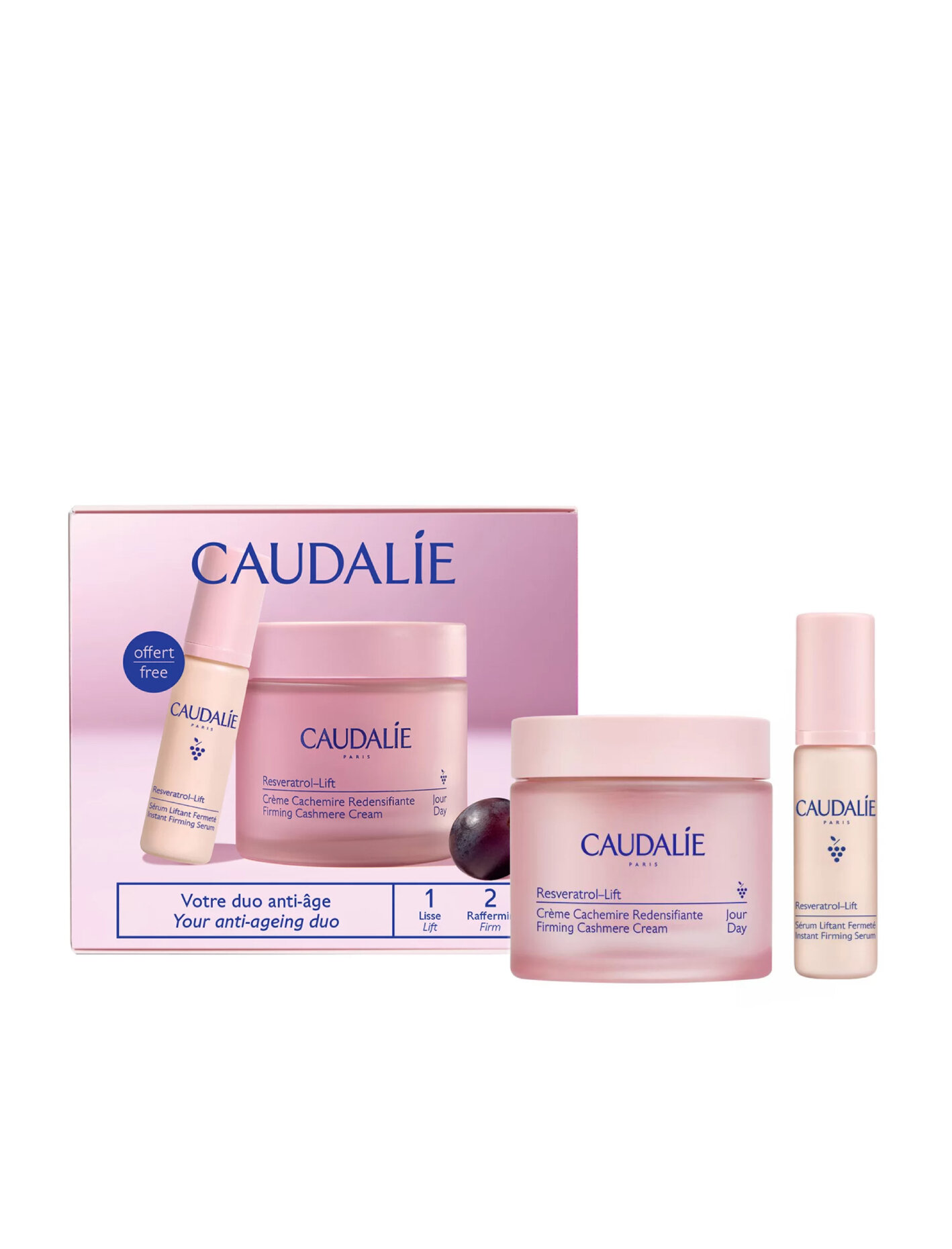 Набор для лица CAUDALIE Resveratrol-Lift для повышения упругости кожи (2 элемента)