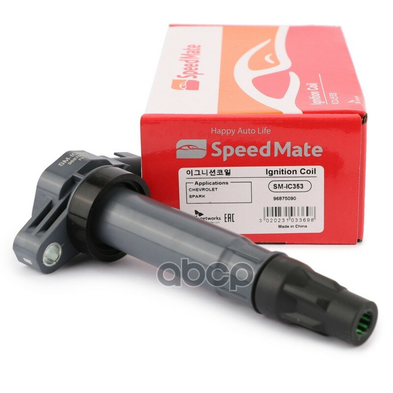 Катушка зажигания CHEVROLET Spark(M300) DAEWOO Gentra 96875090 SpeedMate арт. SM-IC353