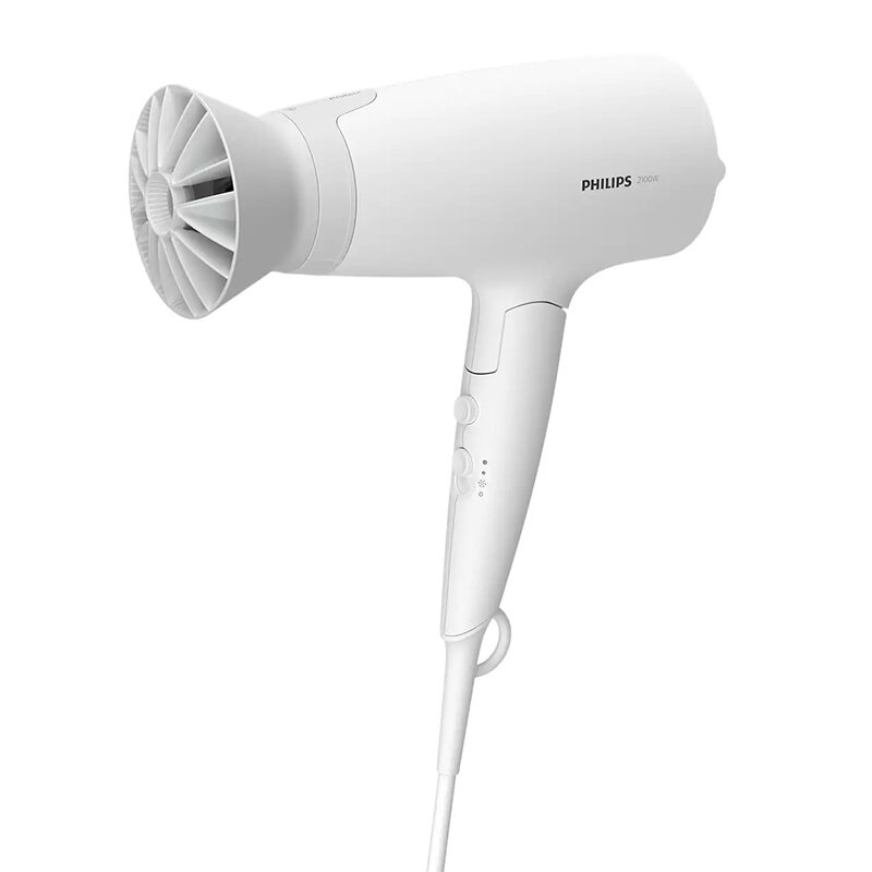 Фен унисекс PHILIPS Fresh Look Small Tube 2100W BHD378/05, Cream White