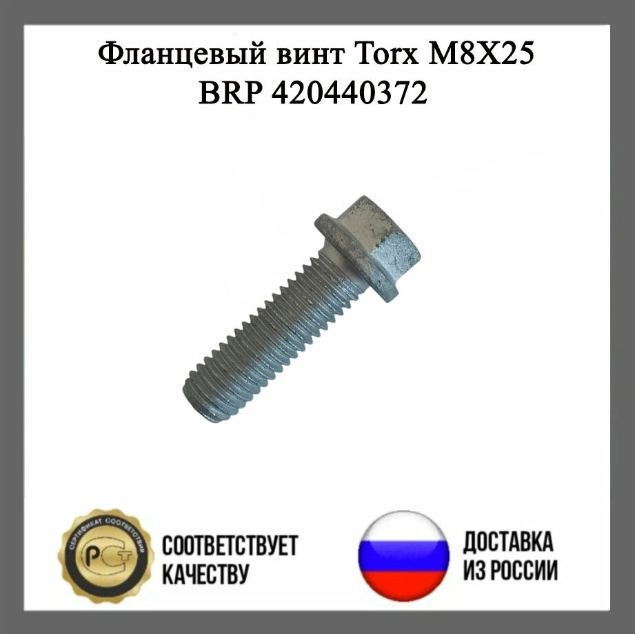 Фланцевый винт Torx M8X25 BRP 420440372