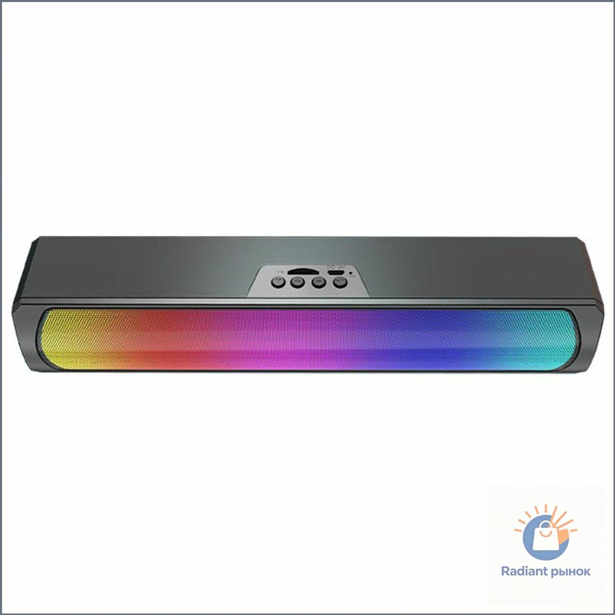 Беспроводные Bluetooth-колонки Q4R с RGB-подсветкой и мощным басом для ПК