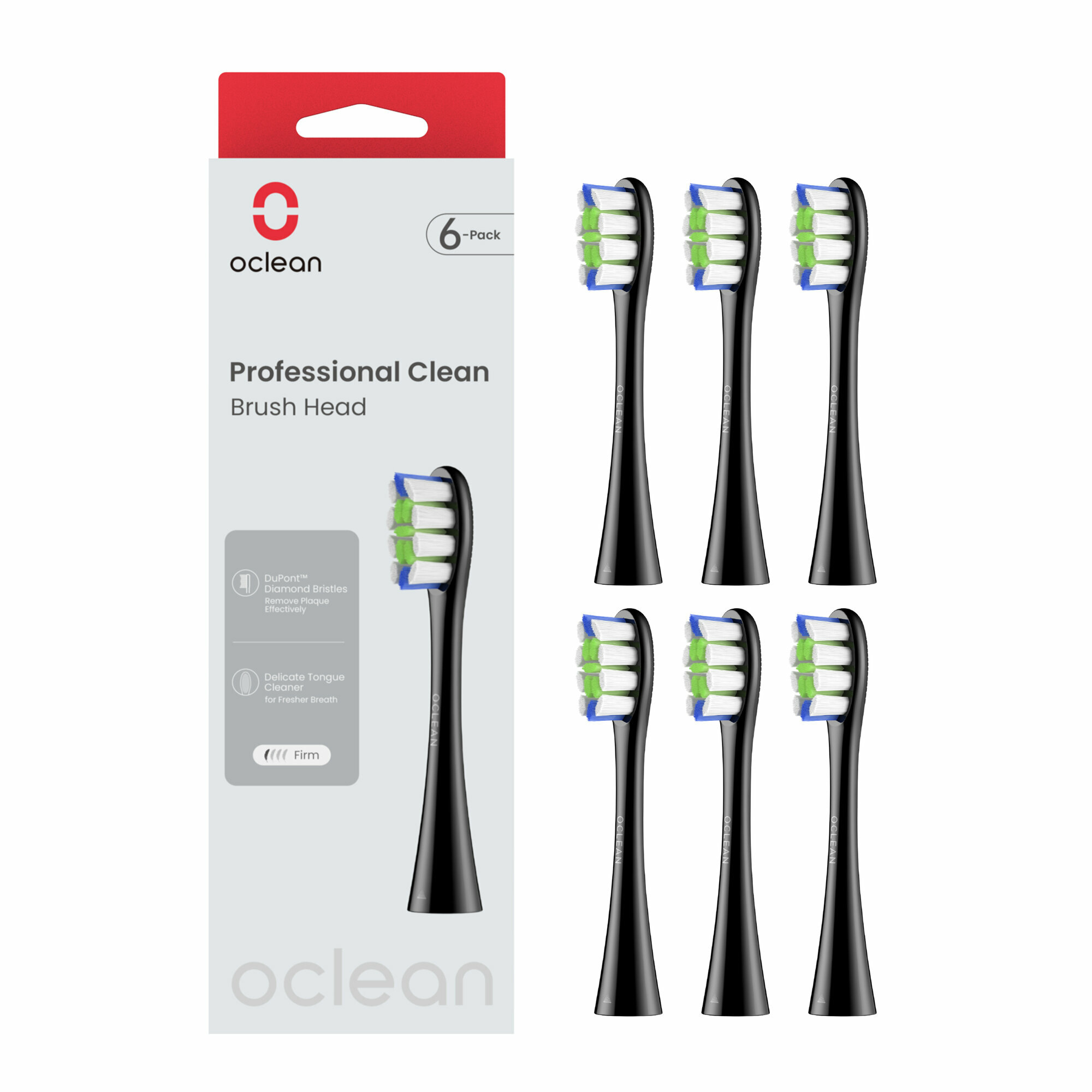 Насадки для зубной щетки и ирригатора Oclean P1C5, комплект 6 шт