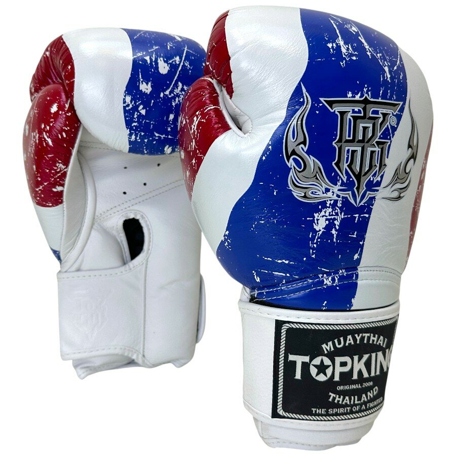 Боксерские перчатки Top King Thai Flag, 16 унций