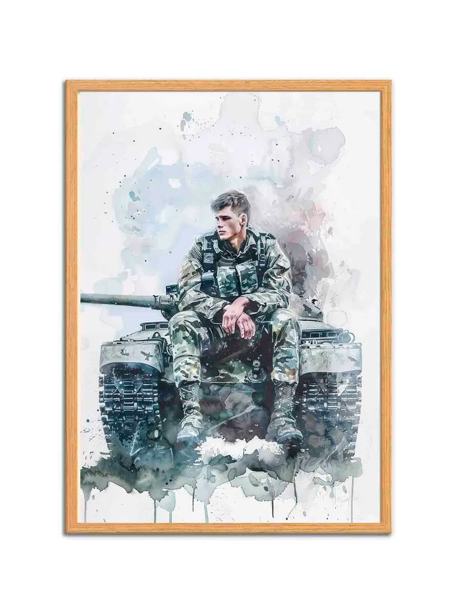 Киви-птица-солдат 2, Плакат 30x42см