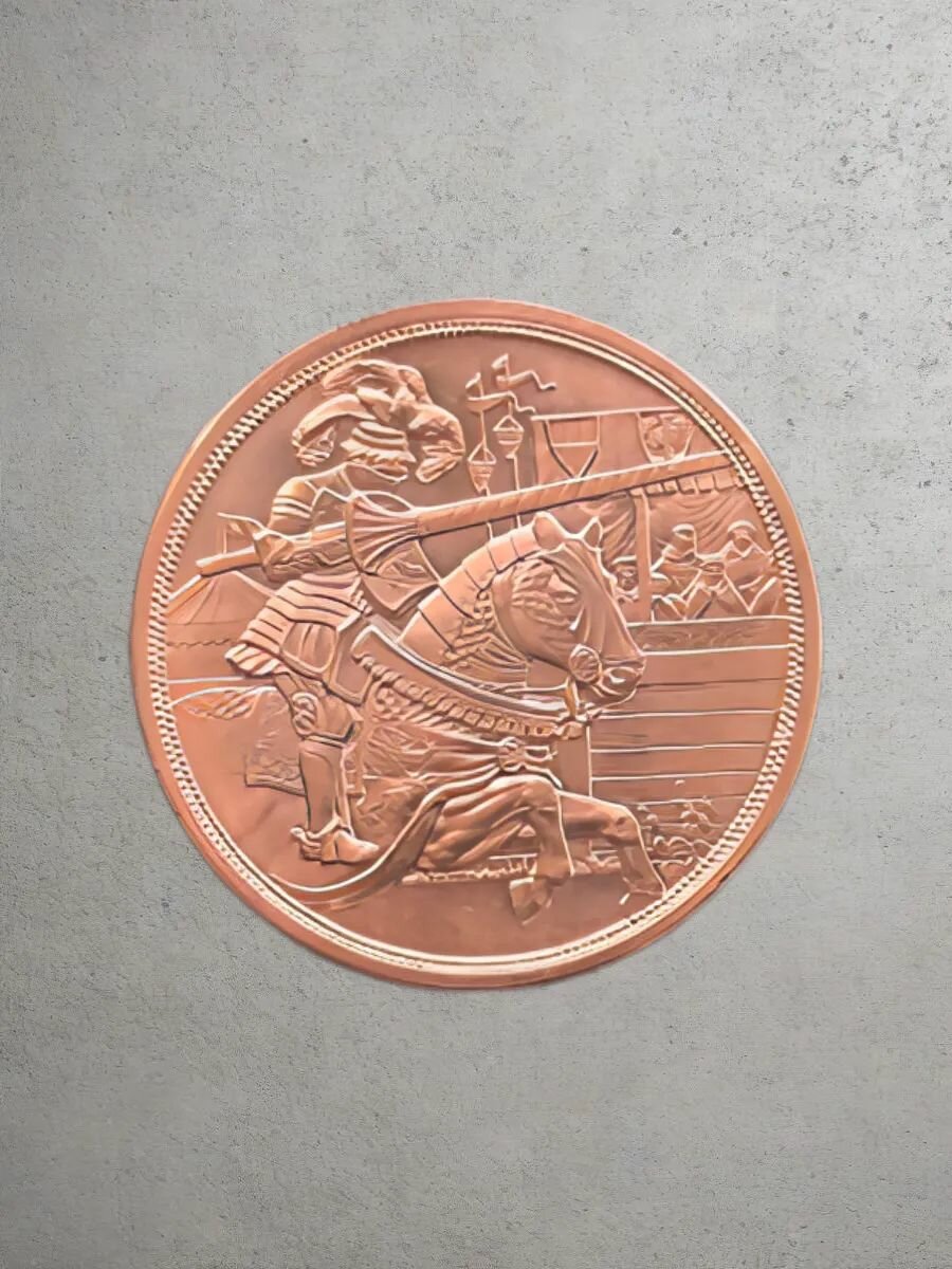 Монета 10 евро Австрия, 2019 г. "Рыцарские истории - Рыцарство"