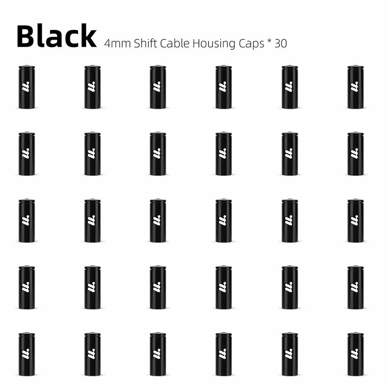 Заглушки для тросов West Biking 4 мм 5 мм Black