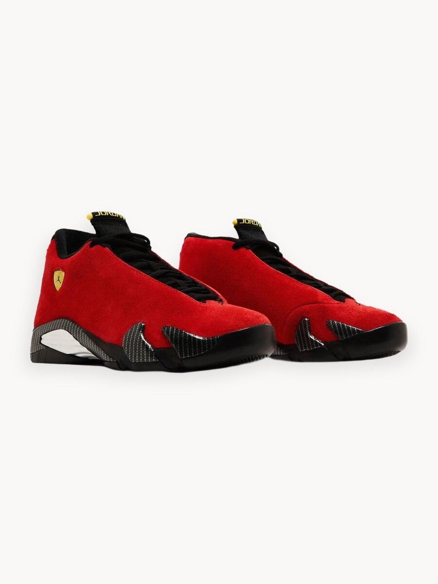 Кроссовки Jordan 14 Retro Ferrari Challenge Red/Black-Vibrant Yellow-Anthracite