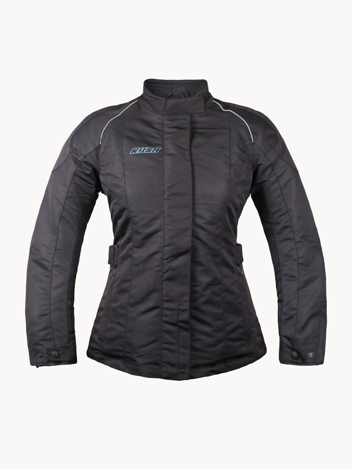 RUSH Мотокуртка женская TAILORED текстиль, цвет Черный, Размер M