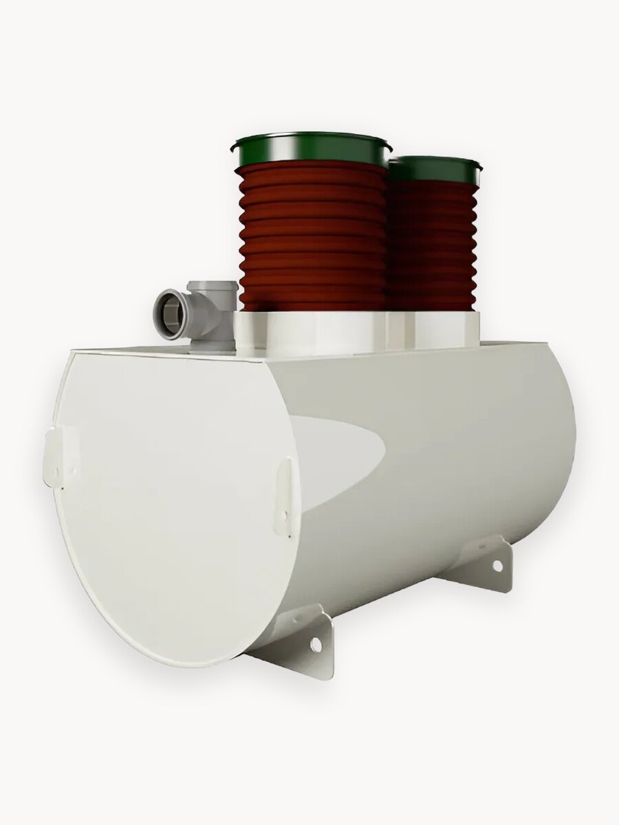 Септик ДКС "Оптимум", самотечный, 3 камеры, горизонтальный, для 2 человек