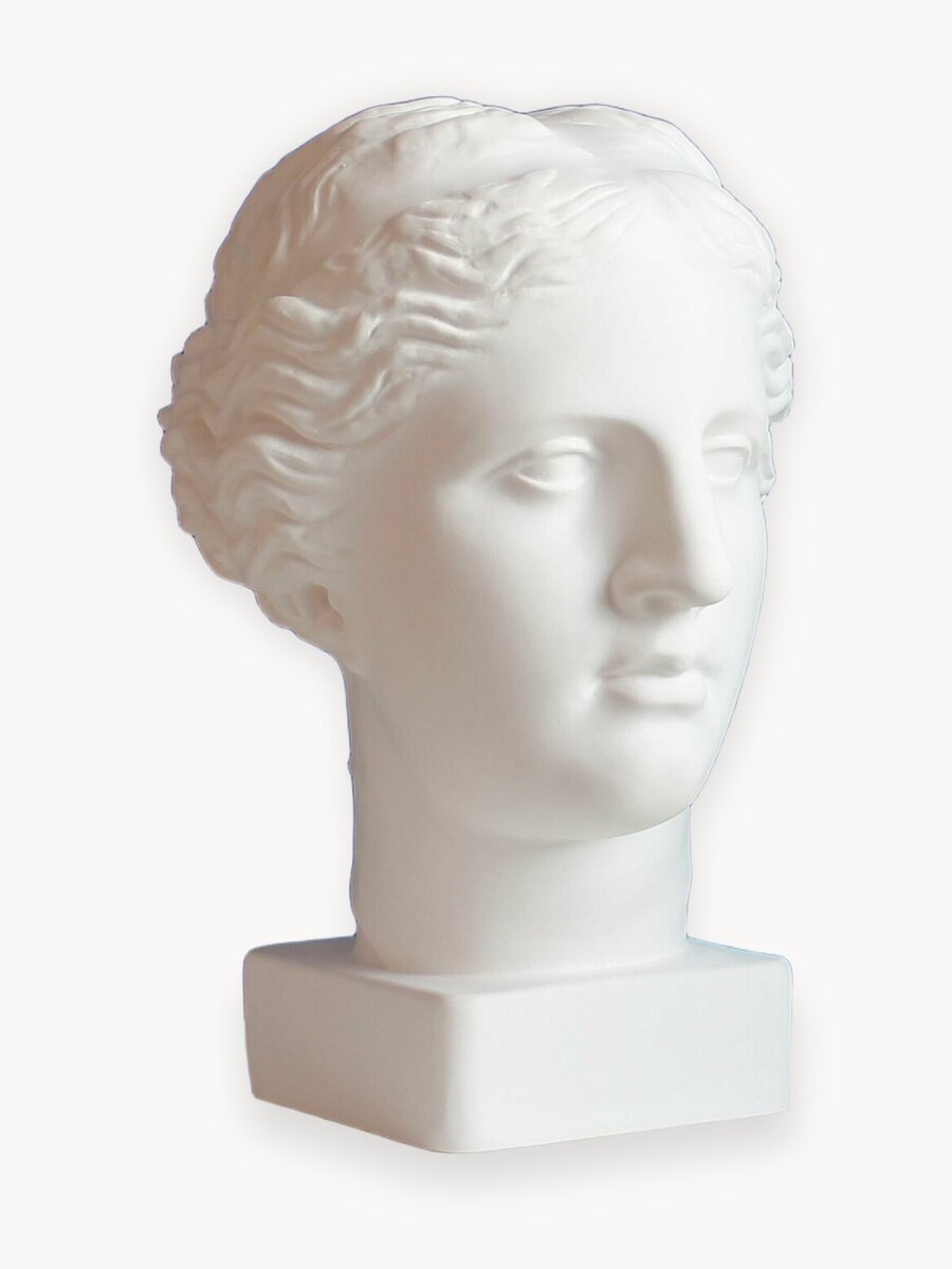 Гипсовая голова Венера Милосская. Афродита. 38 см. Декор, пособие.