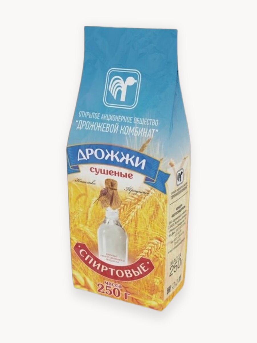 Дрожжи Белорусские "Спиртовые" сушеные 250г