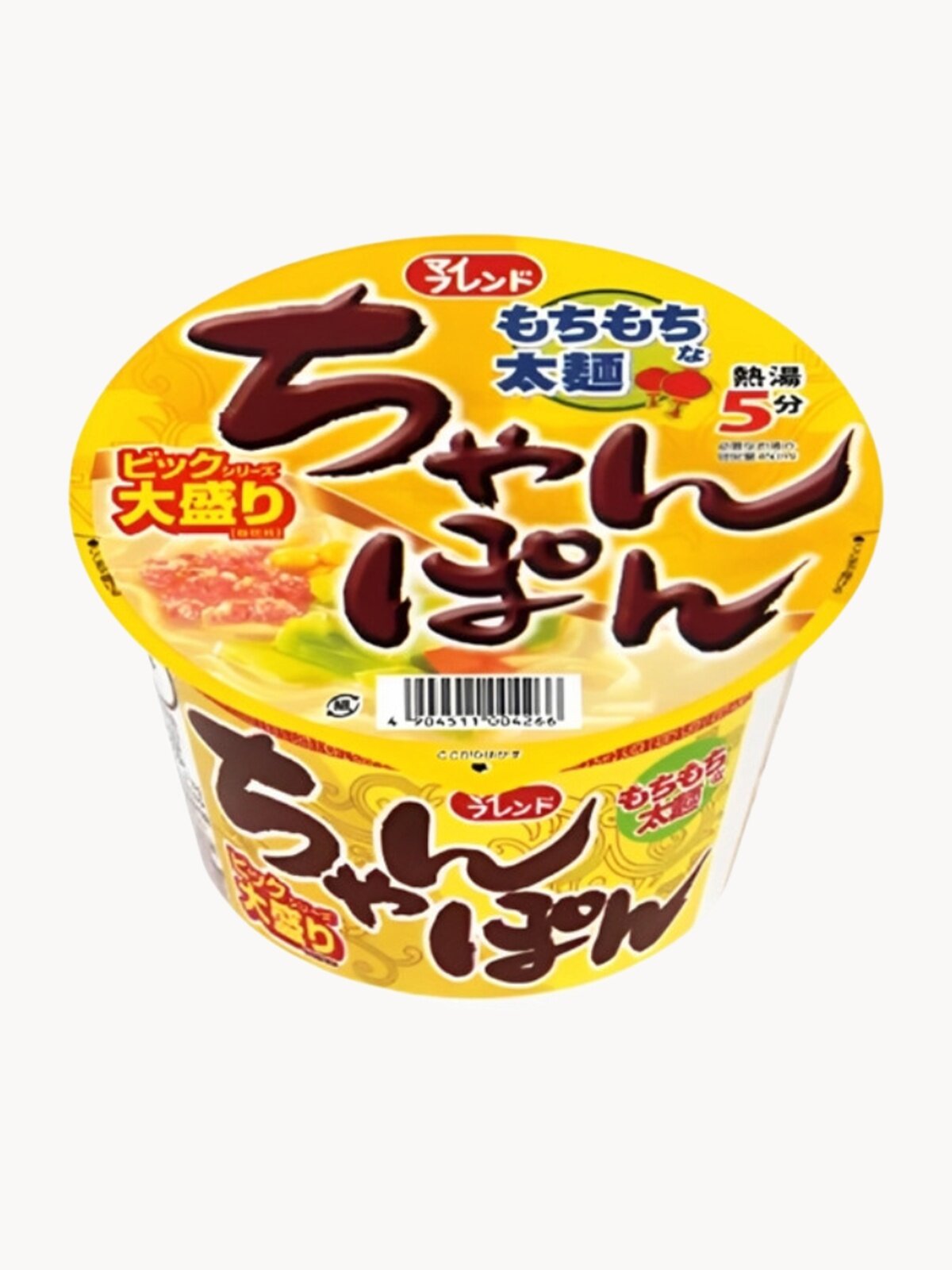 Лапша быстрого приготовления DAIKOKU чампон на мясном бульоне с морепродуктами и овощами 105 г, Япония