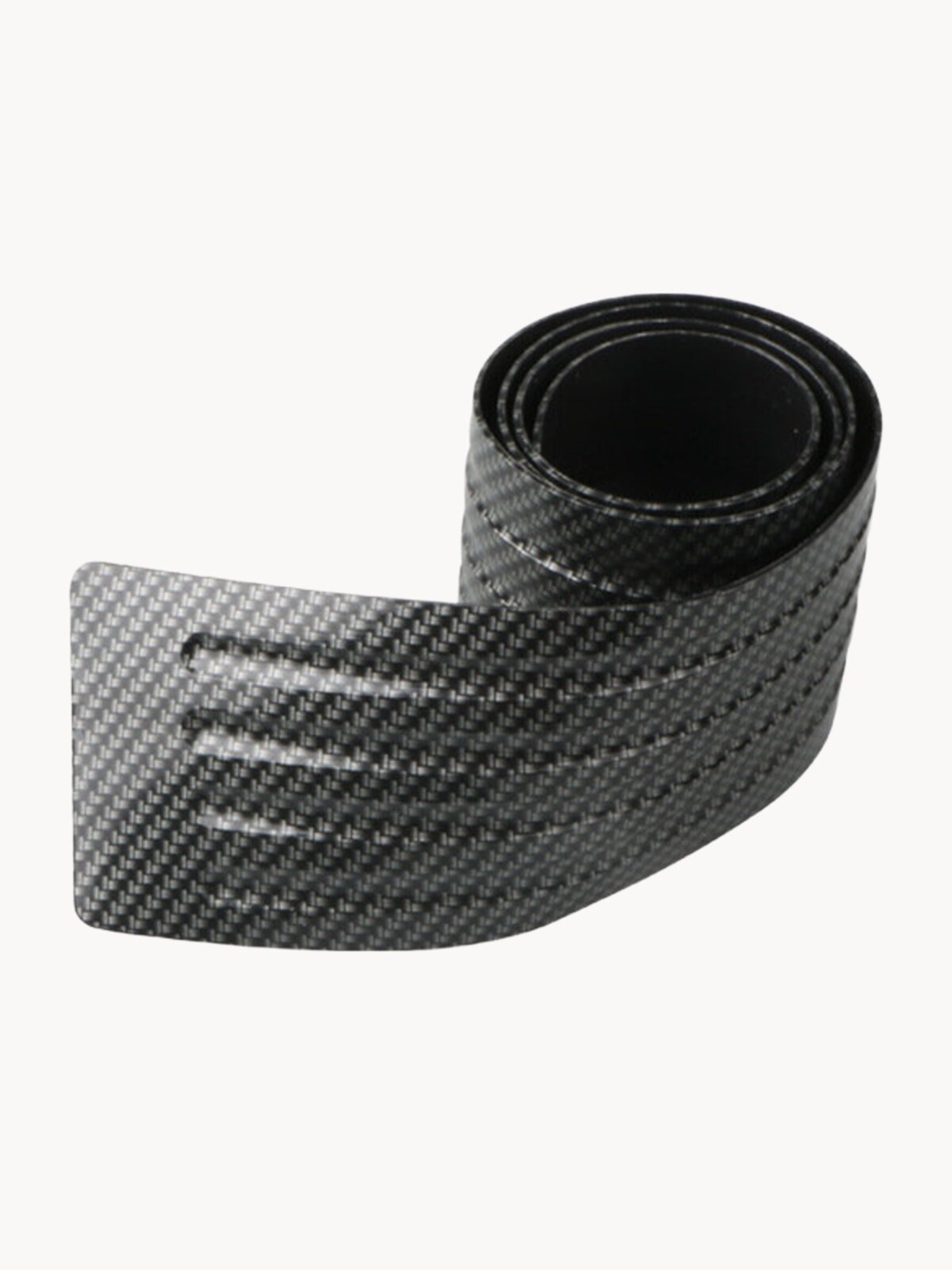 Защитная накладка на задний бампер Карбон длина 90см ширина 8см / полоса на борт багажника автомобиля / защита от царапин