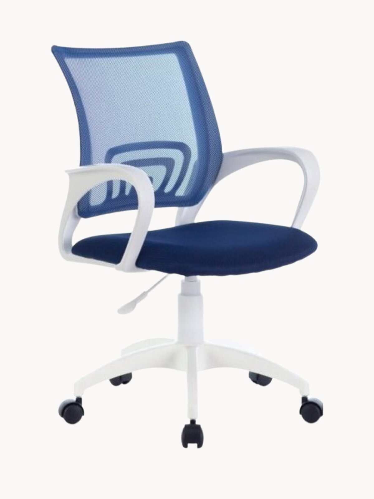 Кресло офисное Бюрократ CH-W695NLT темно-синий TW-05N TW-10N сетка/ткань крестовина пластик пластик белый