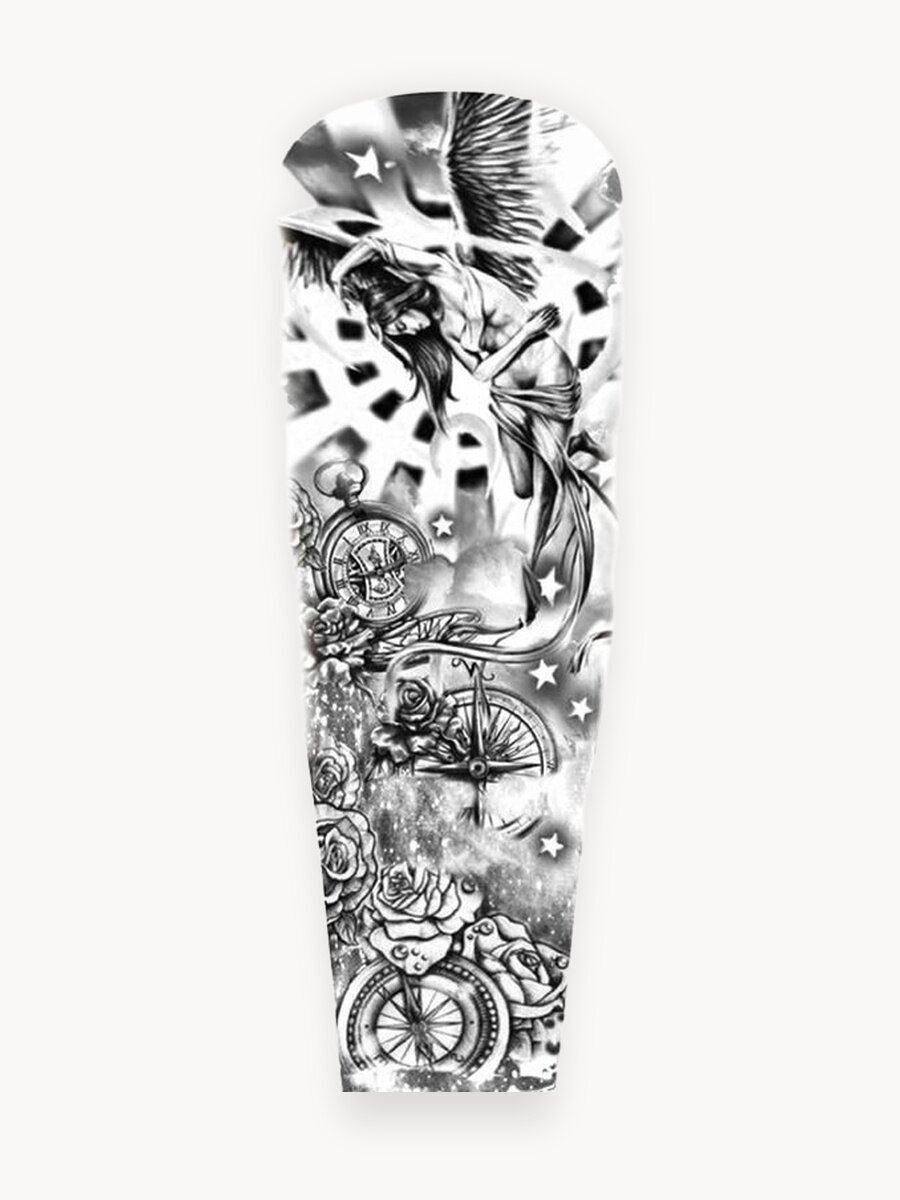 Временные переводные татуировки для взрослых, водостойкая тату-наклейка на тело, tatoo