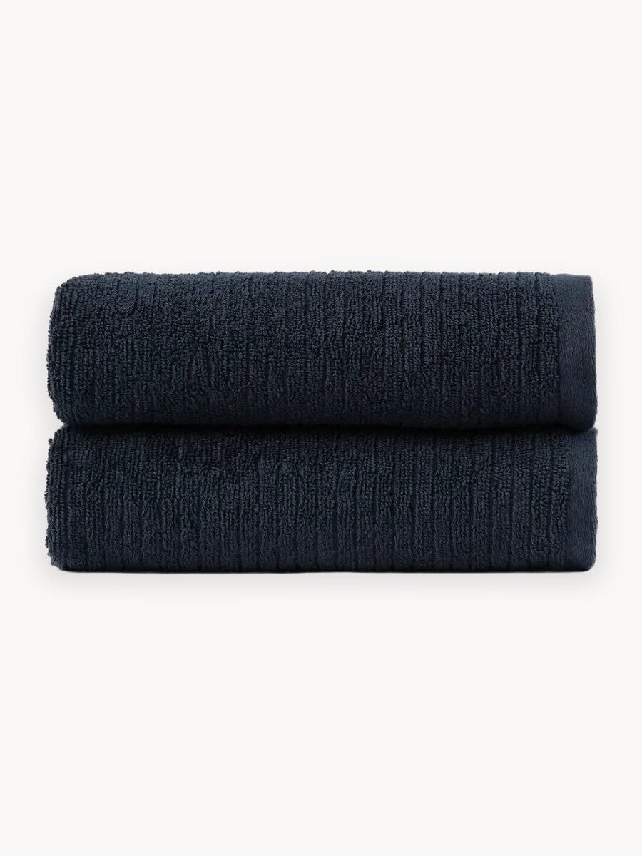 Полотенце махровое Ночь Нежна 50*90см - 2шт цвет графит, набор полотенец махровых