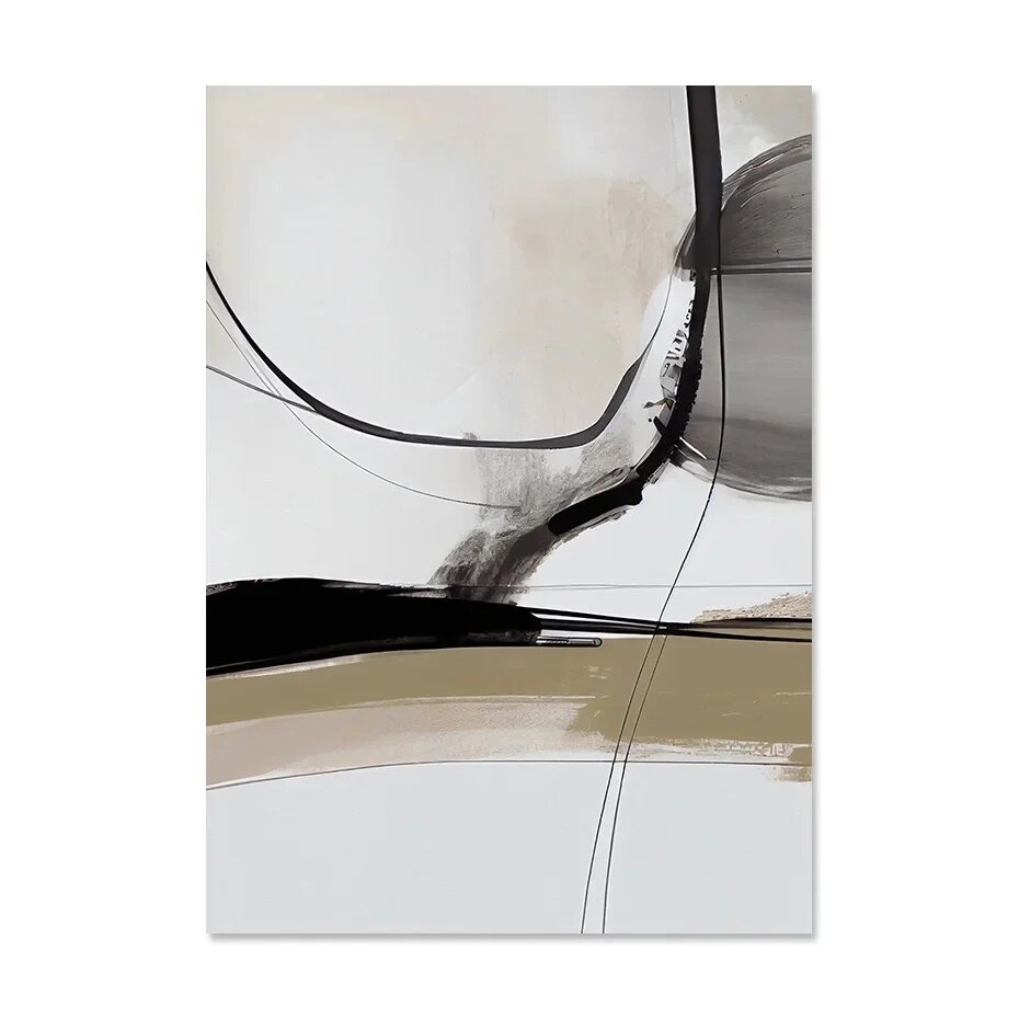 Абстрактная печать на холсте HALFLEMART CJ50348-2, 45x60cm no frame