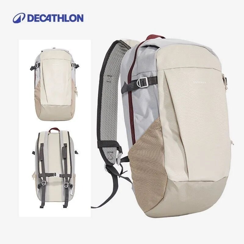 Рюкзак Quechua 20L для походов и туризма, цвет бежевый нейтральный