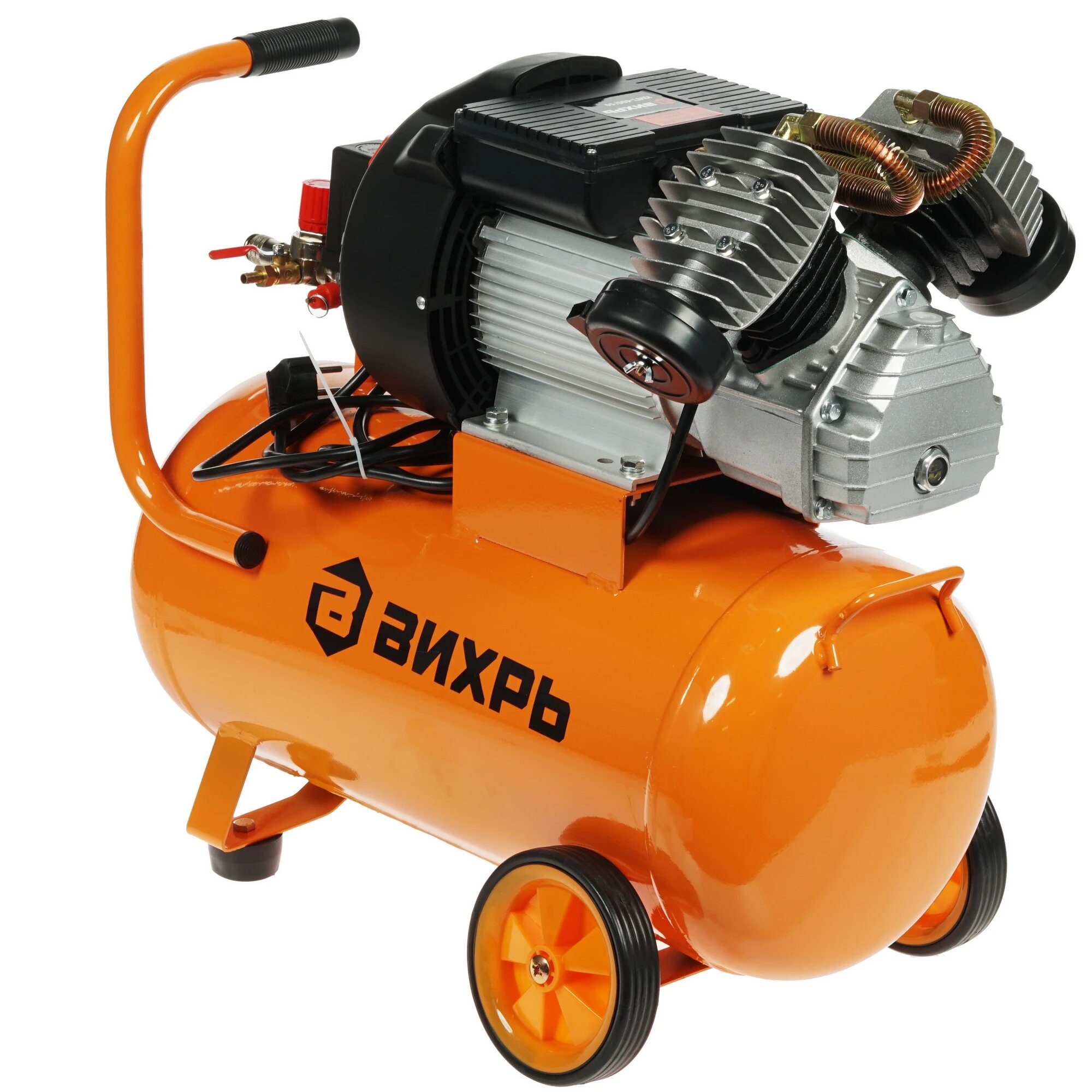 Компрессор вихрь КМП-400/50 (74/3/6) поршневой, масляный, 2.5 кВт