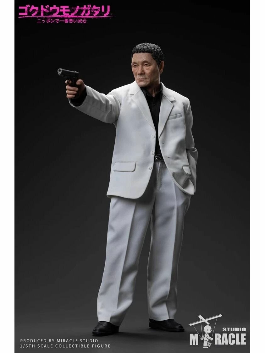 Miracle Studio MS001 1/6 Yakuza AROU Group Leader Подвижная фигура статуи