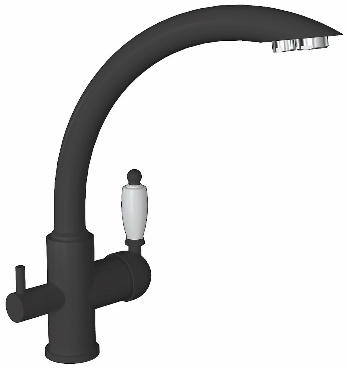 Смеситель Florentina Шале FL под фильтр, антрацит Fs (333.25H.2113.302)