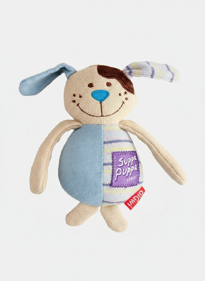 Игрушка Suppa Puppa собачка для собак с пищалкой 17 см Gigwi