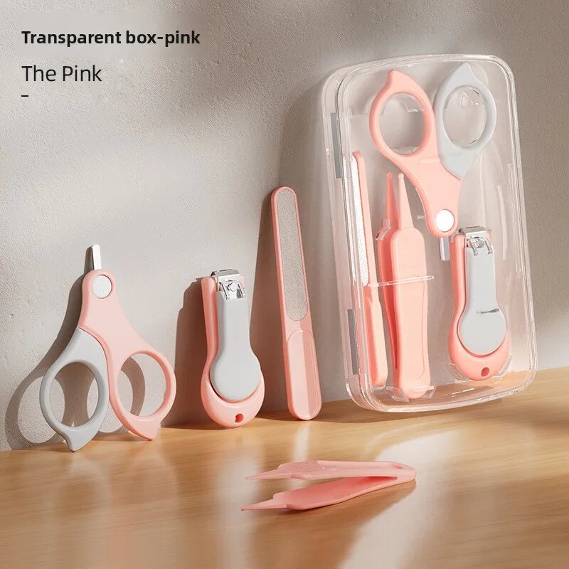 Детские ножницы для ногтей Plastic + Stainless Steel Розовый, C