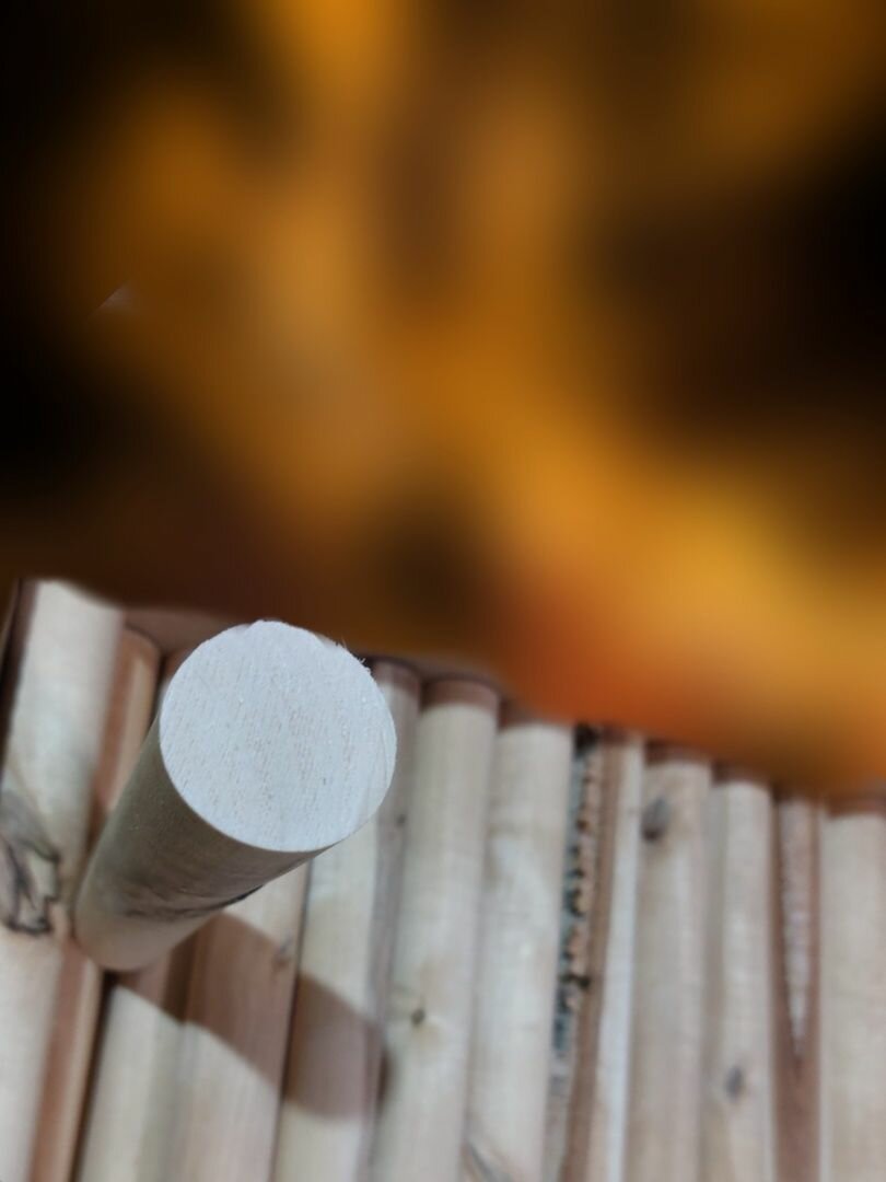 Дрова березовые сухие для камина, 20см, 40-53шт для бани, мангала, тандыра