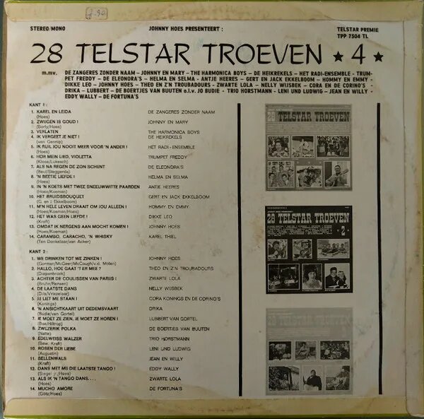 Various - 28 Telstar Troeven 4 VG — фото 1