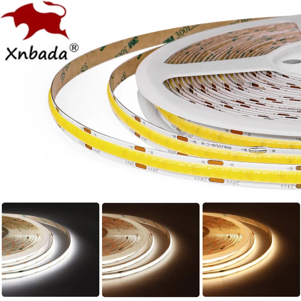 Светодиодная лента 2м, 624 Leds, 2700K-6500K