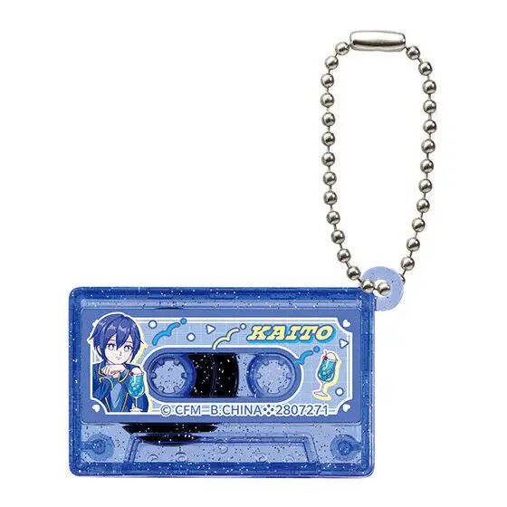 Брелок Vocaloid Kaito, синий, Bandai Gashapon