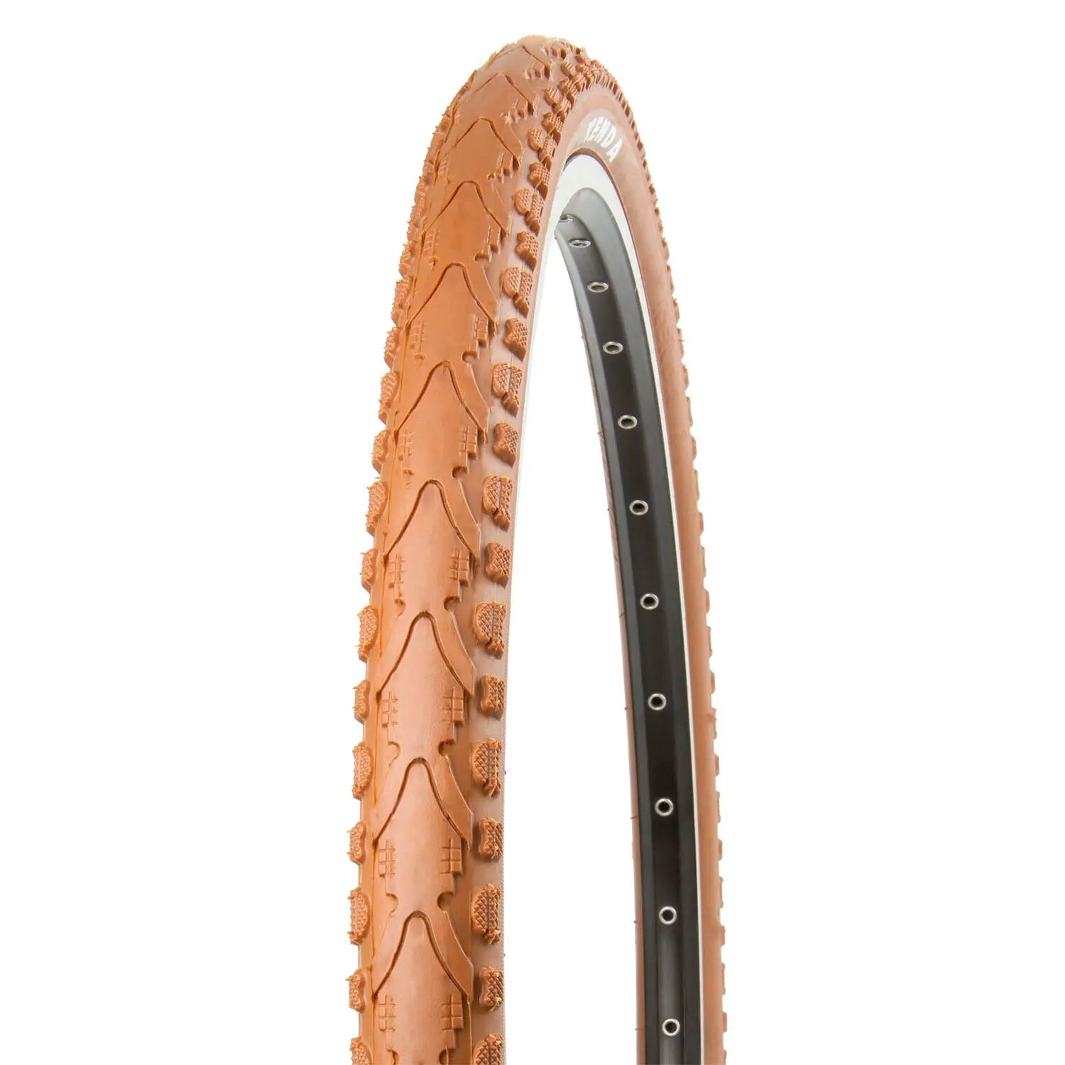 Велопокрышка 26"x1.95 (50-559), Kenda Khan K935, полуслик, коричневый