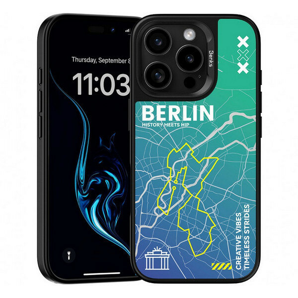 Чехол Benks City Series Magnetic для iPhone 16 Pro 6.3" (C. K. QS. AP. BL.0065) Berlin