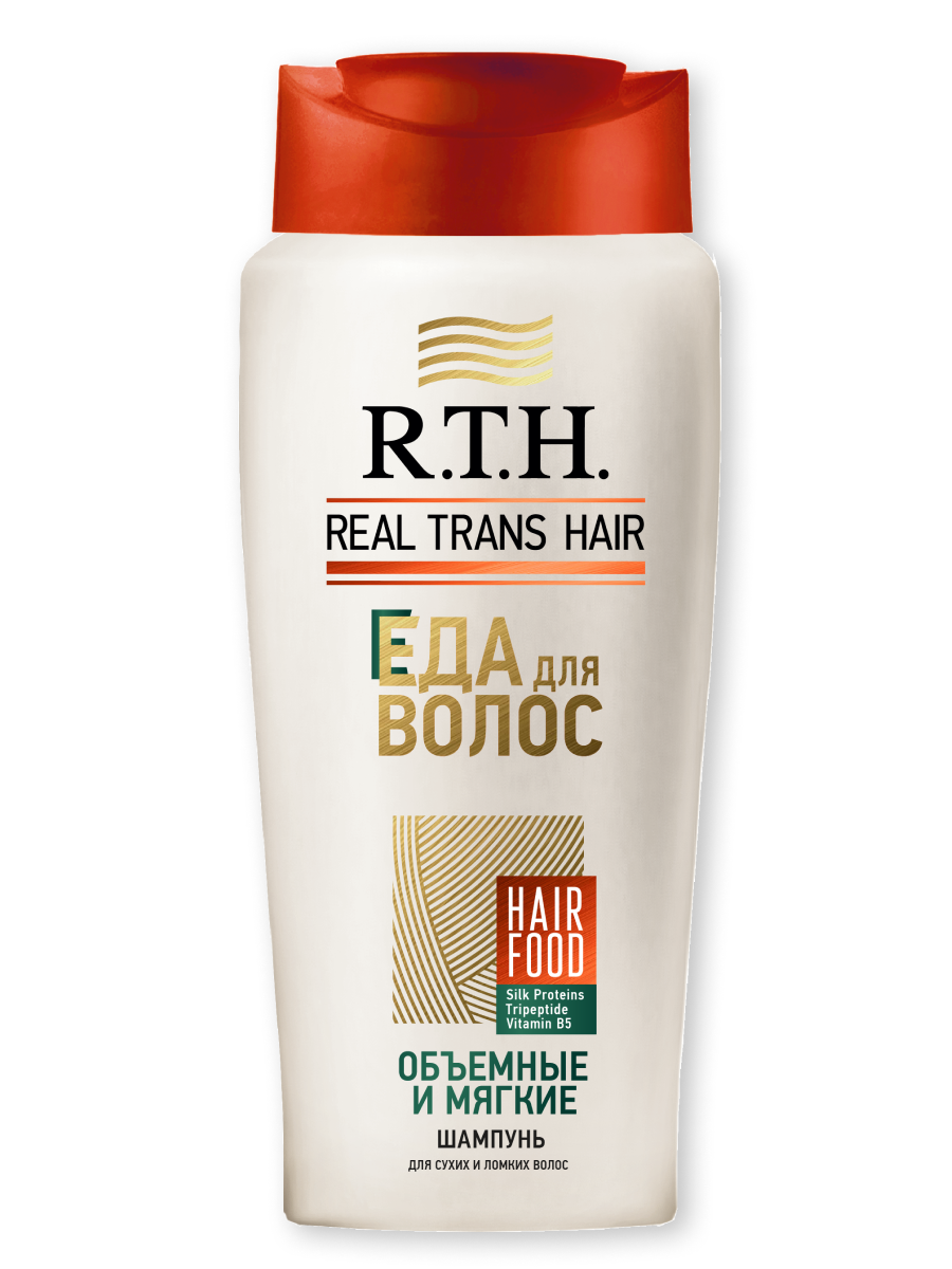 Шампунь для волос Real Trans Hair Объемные и мягкие 400г для сухих и ломких волос