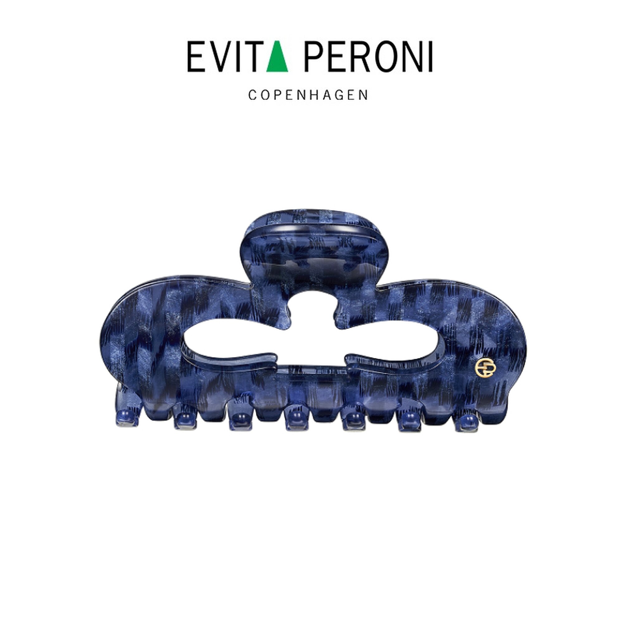 Заколка-краб для волос EVITA PERONI 4570051424, акрил, синяя, женская