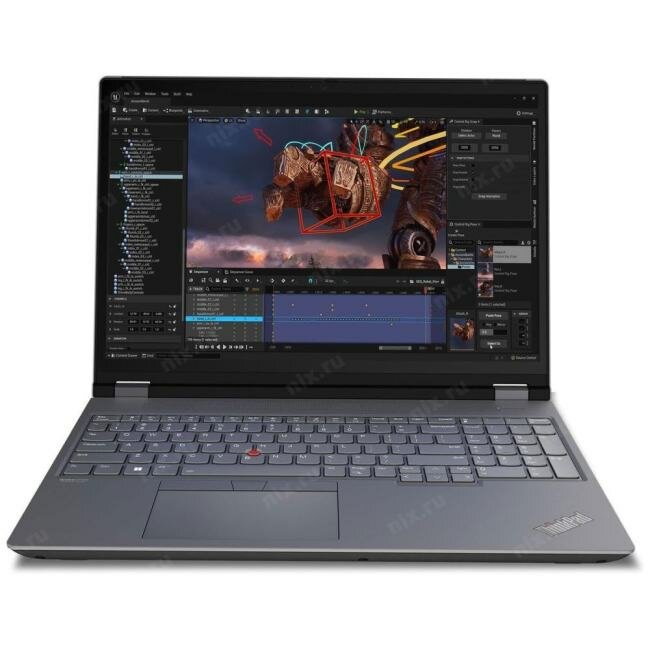 21FBA0R7CD Ноутбук Lenovo ThinkPad P16 G2 Intel Core i7-14700HX/16Gb/SSD512Gb/RTX2000 8Gb/16/IPS/WUXGA/1920x1200