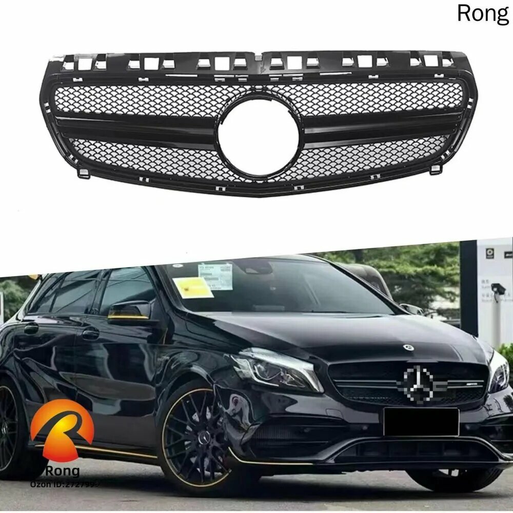AMG решетка радиатора W176 ABS для Mercedes A-Class