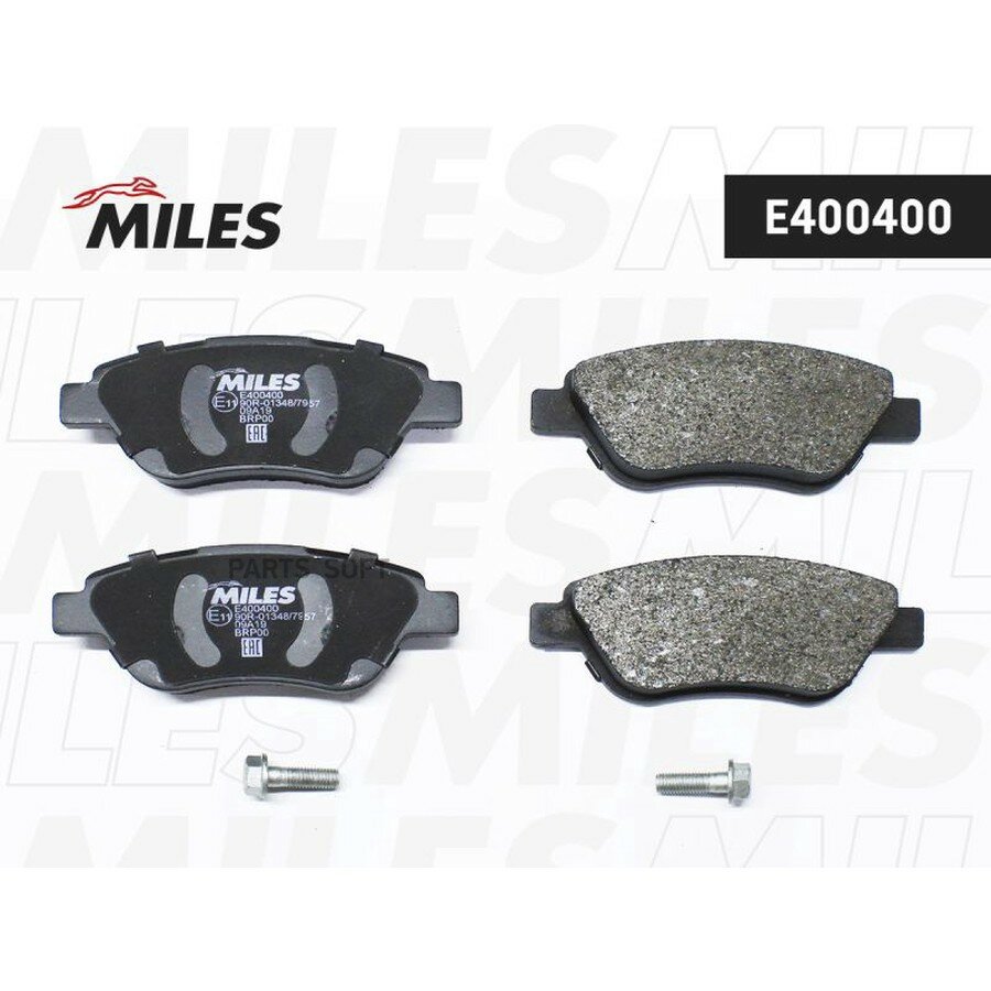 MILES E400400 Колодки тормозные передние