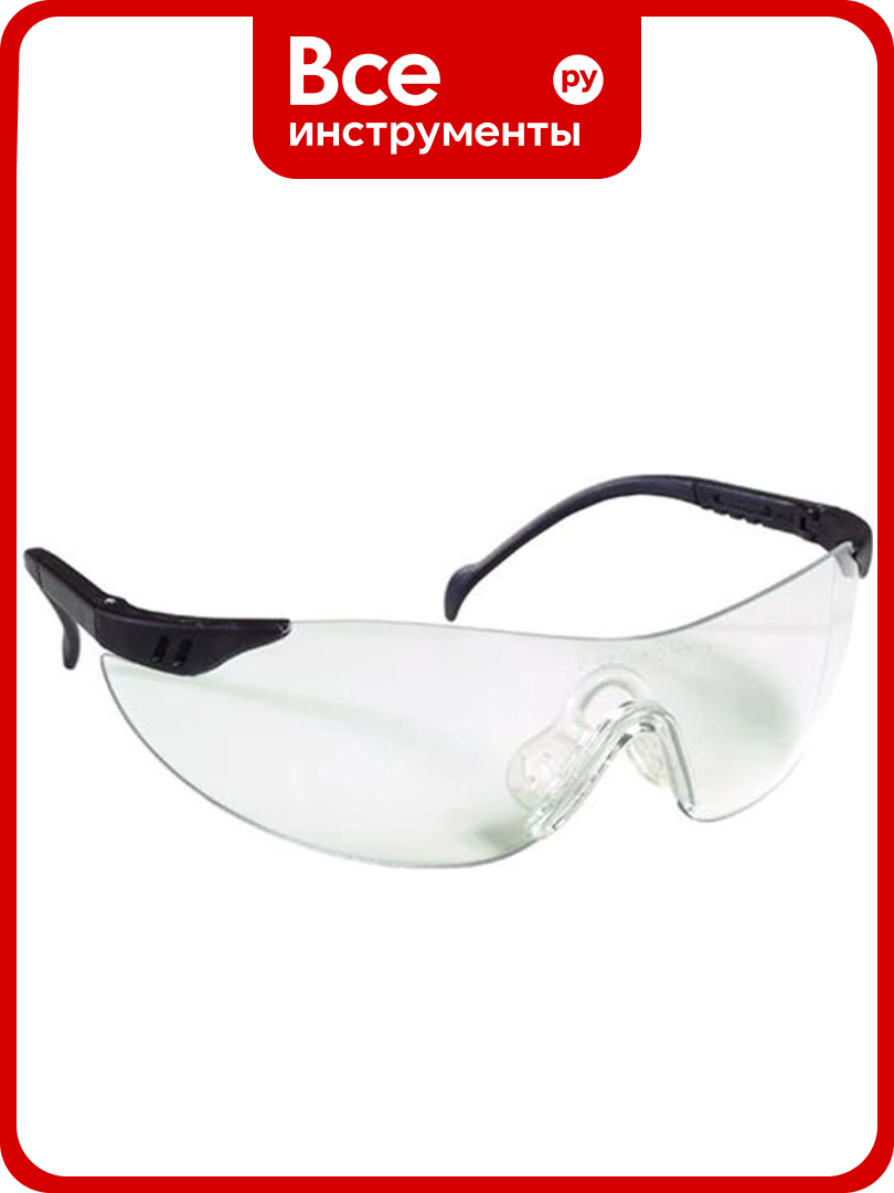 Защитные очки COVERGUARD STYLUX 60510/Прозрачный, для комфортной носки