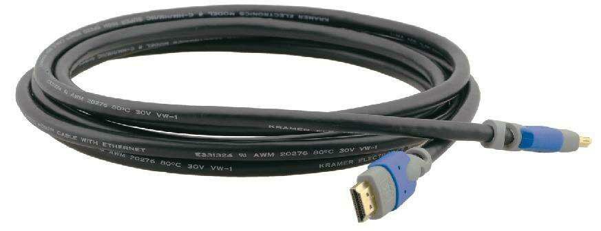 Кабель HDMI 15м Kramer C-HM/HM/PRO-50 круглый черный 97-01114050