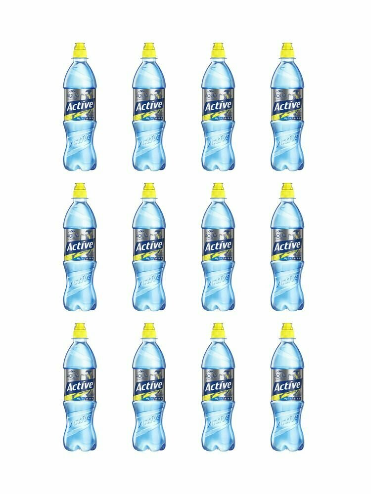 Aqua Minerale Вода Active питьевая цитрус негазированная, 500 мл, 12 шт