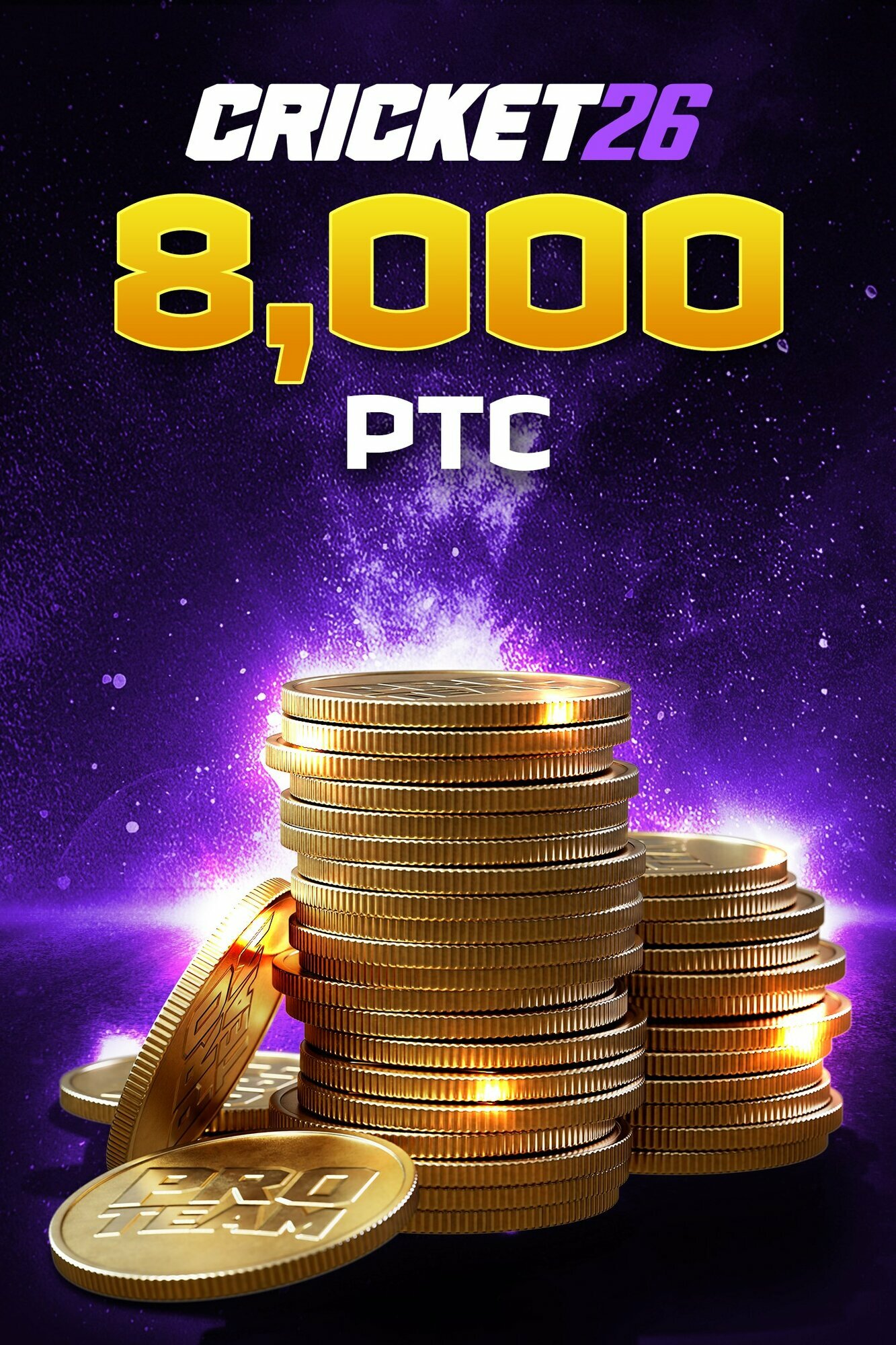 Cricket 26 - 8000 Pro Team Credits — игровая валюта для Xbox / Microsoft Store · Xbox · цифровой код · любой регион