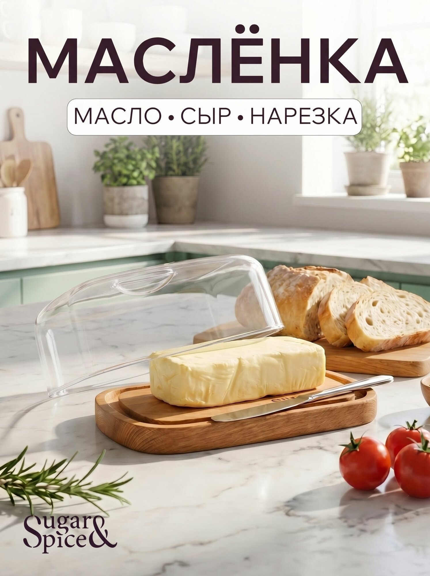 Масленка / сырница / контейнер для масла