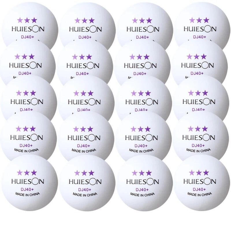 50 шт. Eroswing Huieson мячи для настольного тенниса 40 мм ABS Сиреневый, purple logo 20pcs H