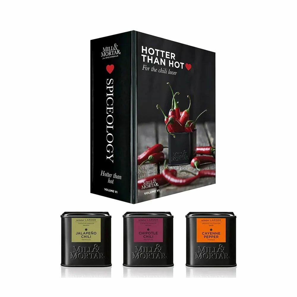 Mill & Mortar Подарочный набор органических смесей специй Chillies Gift Set
