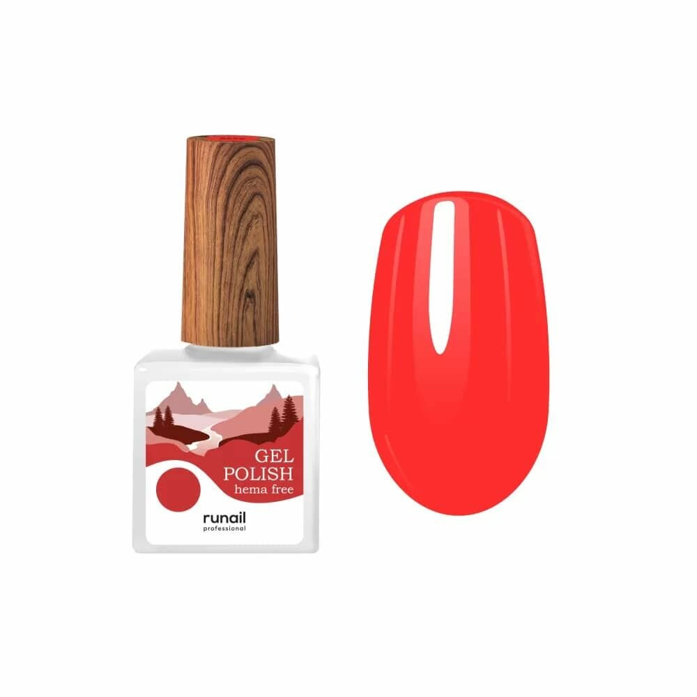 Гель-лак RuNail Professional Gel polish (hema free) № 8599, розовый 10 мл