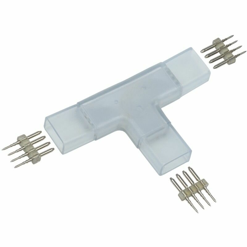 Коннектор IEK Т-образный RGB 14мм (разъем-разъем-разъем), 5 шт