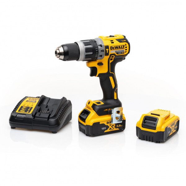 Бесщеточная ударная дрель-шуруповерт DEWALT DCD796P2